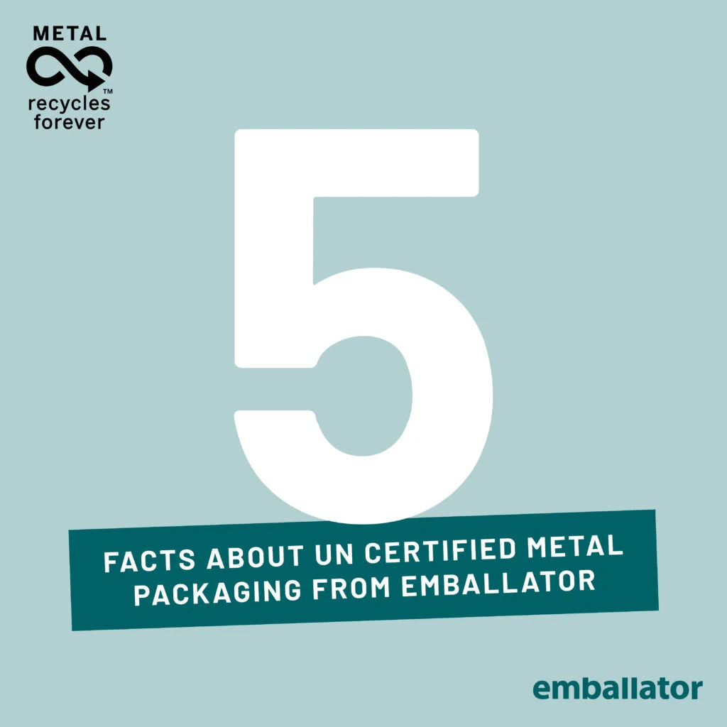Five facts about UN certified metal packaging from Emballator - Emballator